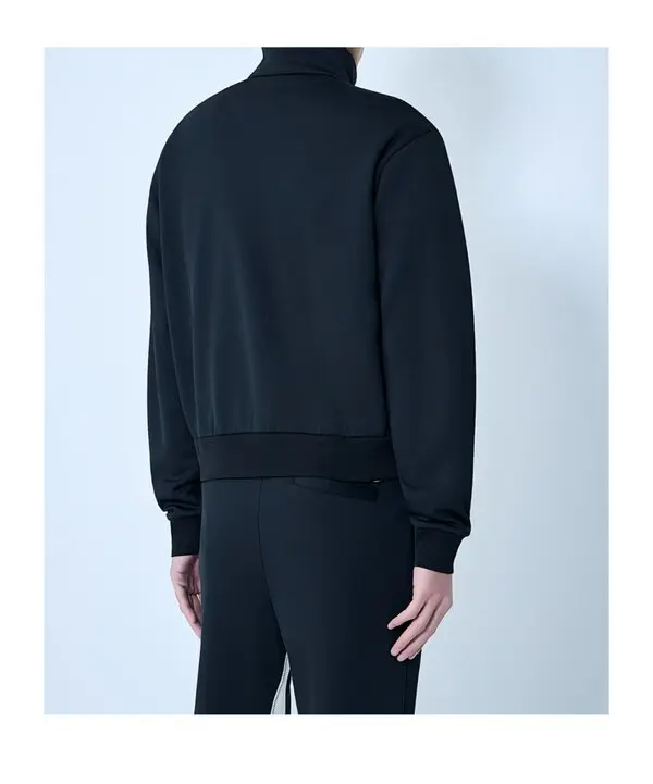 Moncler Contrast Stripe Zip Sweatshirt