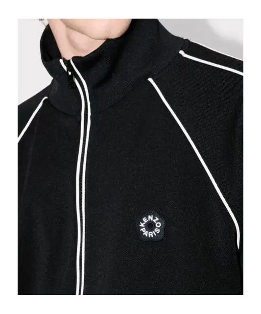 Kenzo Logo Patch Zip-up Track Jacket
