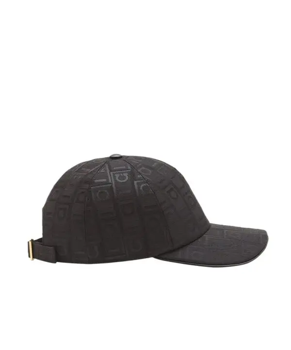 FERRAGAMO Gancini Letter Pattern Baseball Cap