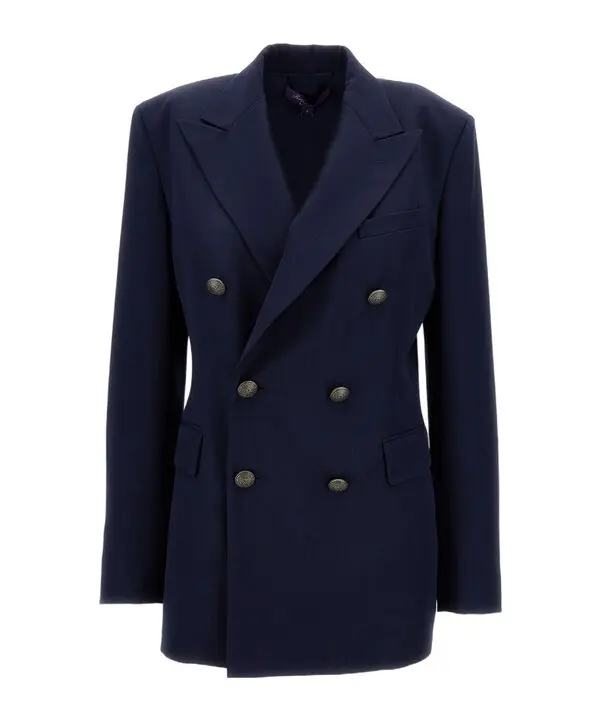 Ralph Lauren Ramona Double-breasted Wool Blazer