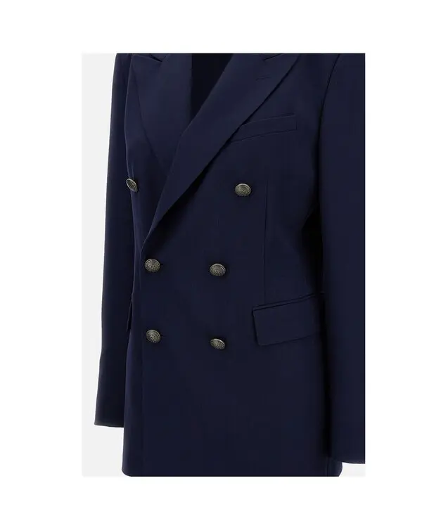 Ralph Lauren Ramona Double-breasted Wool Blazer