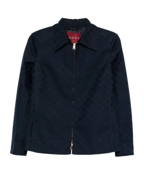 Gucci Monogrammed Zip-up Jacket
