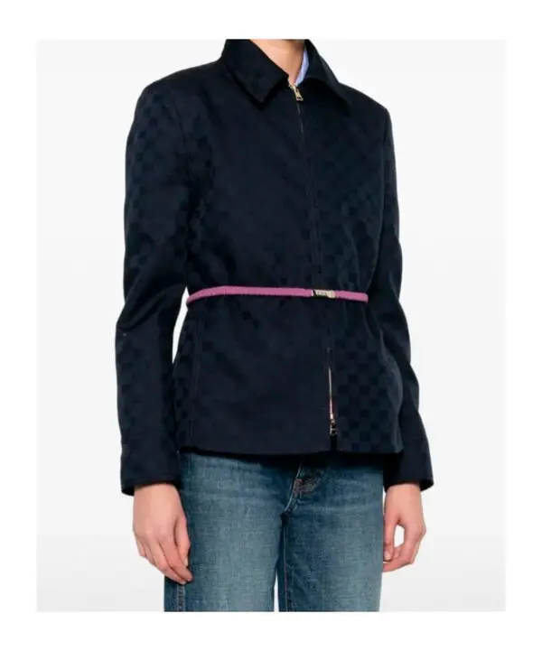 Gucci Monogrammed Zip-up Jacket
