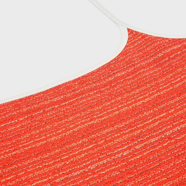 Celine Striped Jersey Swimsuit