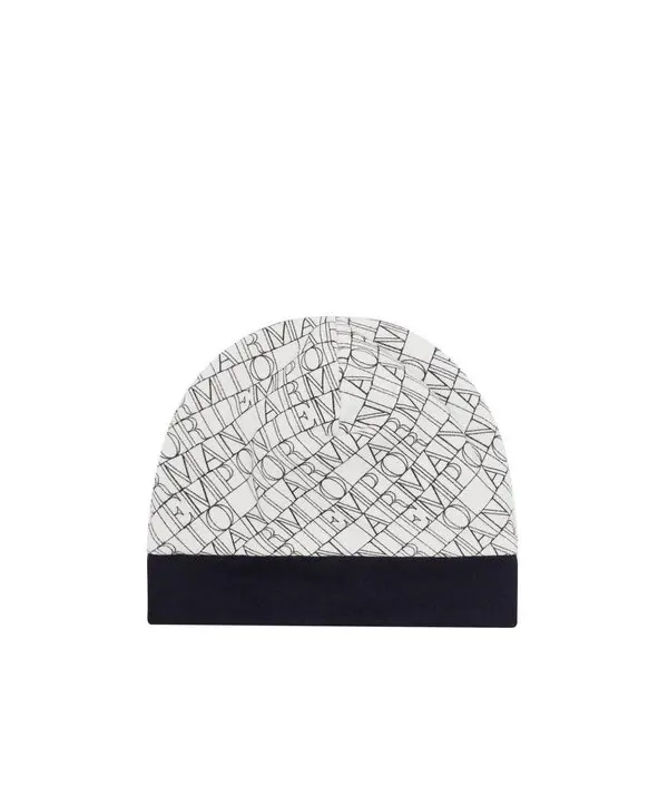 Emporio Armani Printed Hat - White