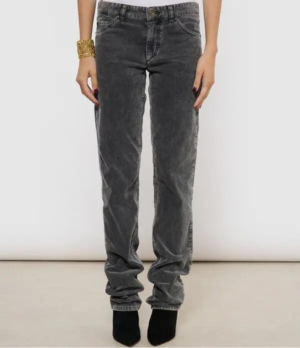 Isabel Marant Étoile Leniya Corduroy Trousers - Black