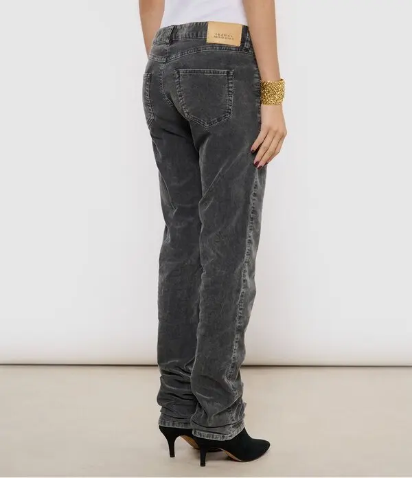 Isabel Marant Étoile Leniya Corduroy Trousers - Black