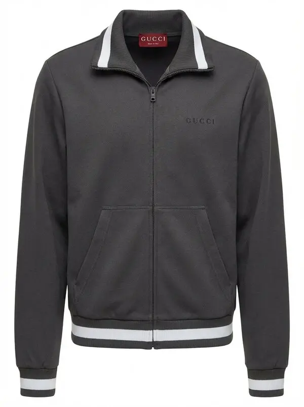 Gucci Long Sleeve Track Jacket - Black