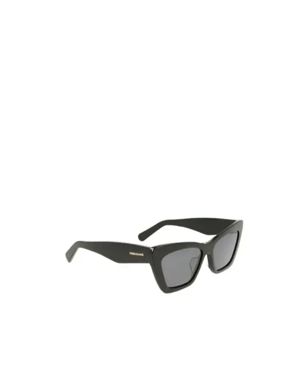 FERRAGAMO Geometric Cat Eye Sunglasses