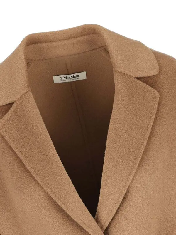 Max Mara Belted Notched-lapel Coat - Brown