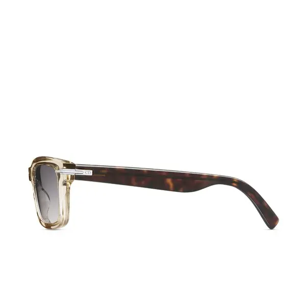 Dior Full Rim Rectangle Sunglasses With Tinted Lenses