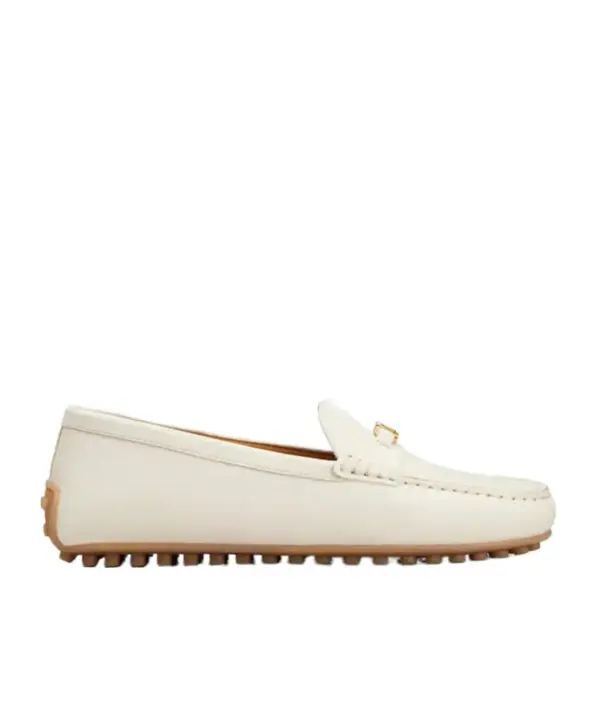 TOD'S City Gommino Loafers With Horsebit Detailing - Beige