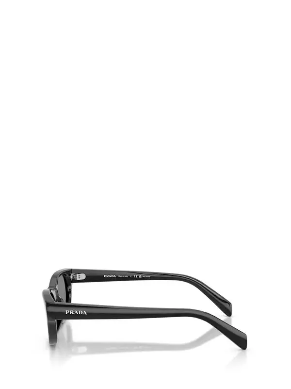 Prada Oval Frame Sunglasses - Black