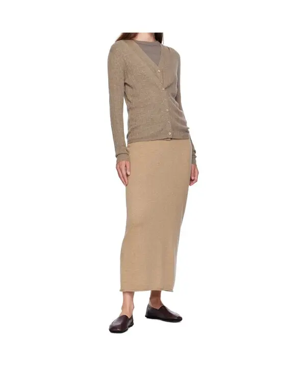 LISA YANG Rib-knit Cashmere Cardigan