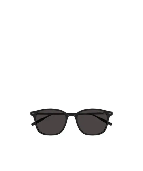 Montblanc Eyewear Square Frame Sunglasses - Black