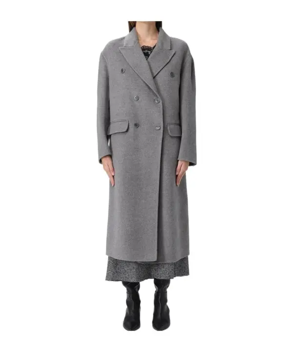 Ermanno Scervino Long-sleeved Double-breasted Coat