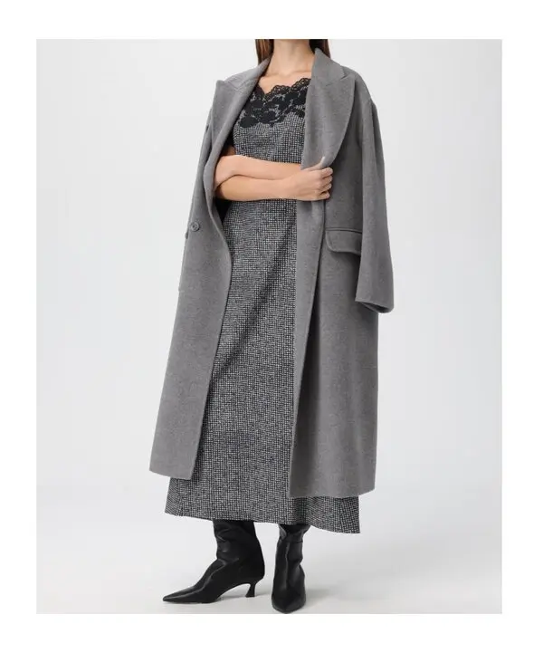 Ermanno Scervino Long-sleeved Double-breasted Coat
