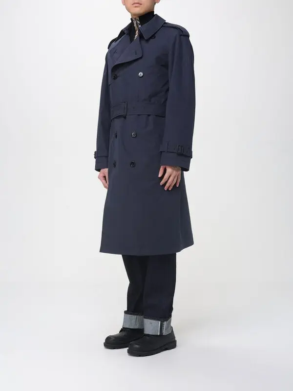Burberry Double Breasted Belted Trench Coat