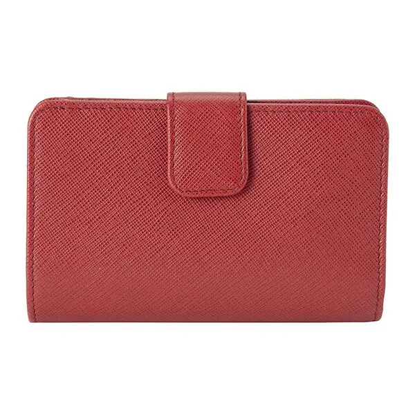 Prada Safiano Logo Wallet