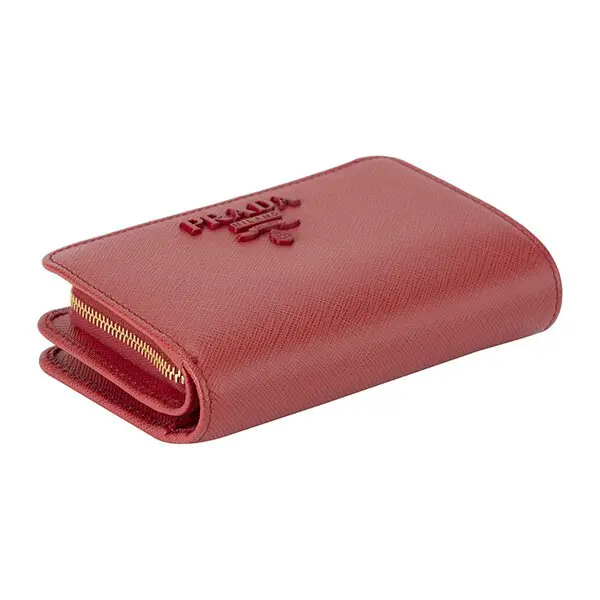 Prada Safiano Logo Wallet