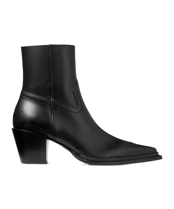JIMMY CHOO Zipper Ankle Boots