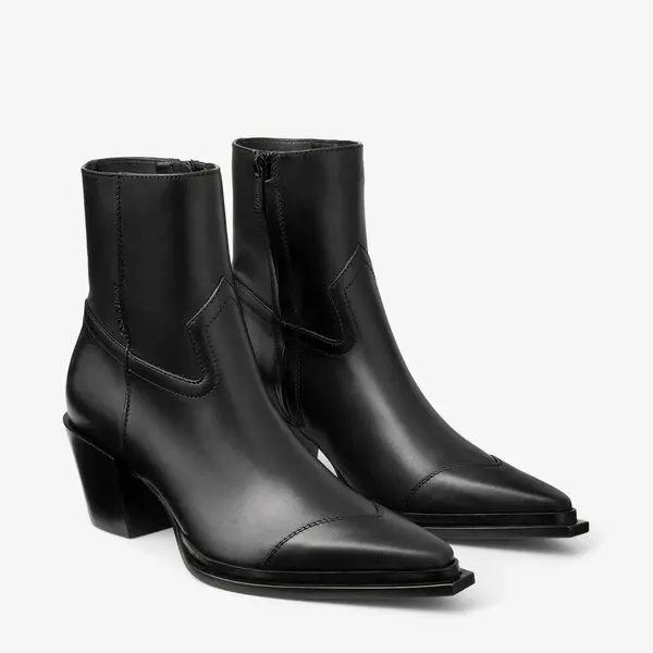 JIMMY CHOO Zipper Ankle Boots