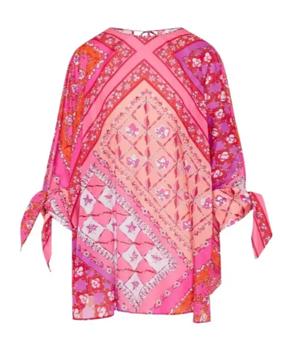 Emilio Pucci Festa Printed Kaftan - Pink