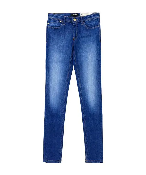Just Cavalli Embroidered Straight Leg Jeans