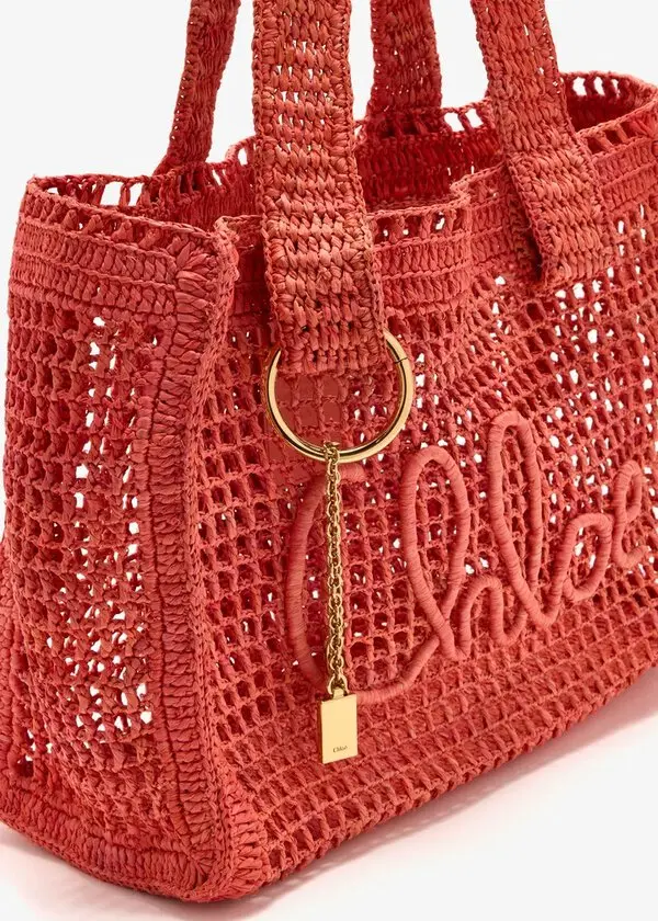 Chloé Summer Banana East-west Tote Bag - Red