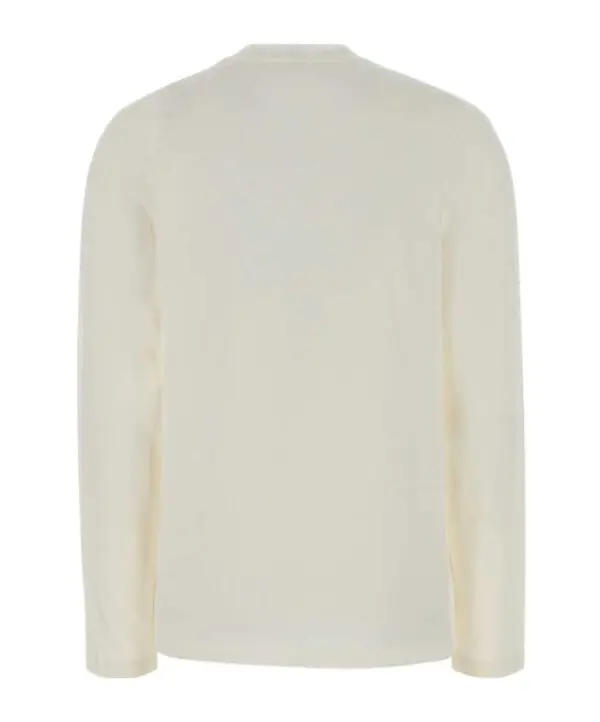 JIL SANDER Logo Print Long-sleeve T-shirt - White