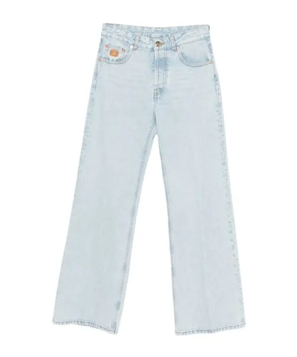 BLAZÉ MILANO Nariida Maline Straight-leg Jeans - White