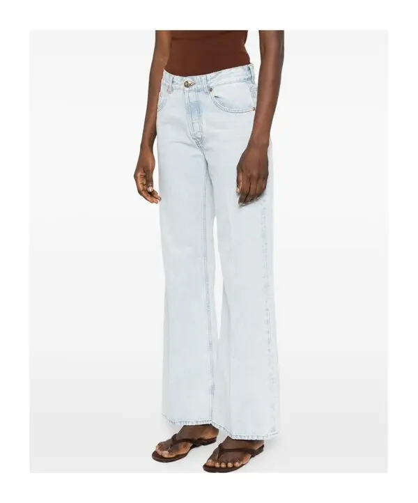 BLAZÉ MILANO Nariida Maline Straight-leg Jeans - White