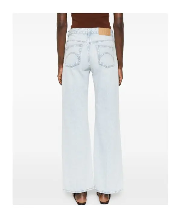 BLAZÉ MILANO Nariida Maline Straight-leg Jeans - White