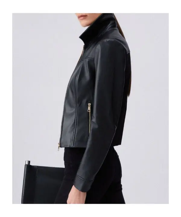 Liu Jo Slim Fit Leather Jacket