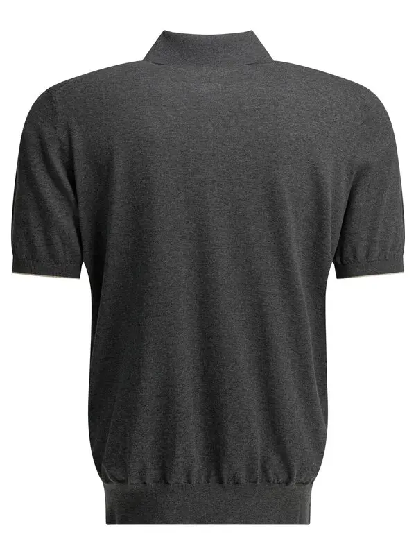Brunello Cucinelli Short-sleeves Polo Shirt - Grey