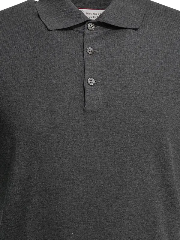 Brunello Cucinelli Short-sleeves Polo Shirt - Grey