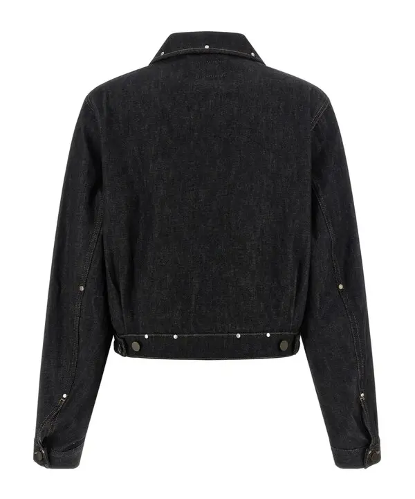 LEMAIRE Cropped Blouson With Rivet Detailing