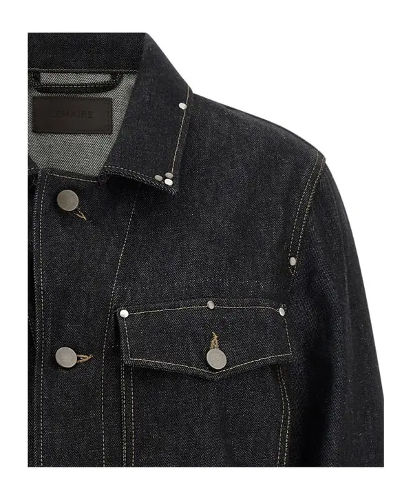 LEMAIRE Cropped Blouson With Rivet Detailing