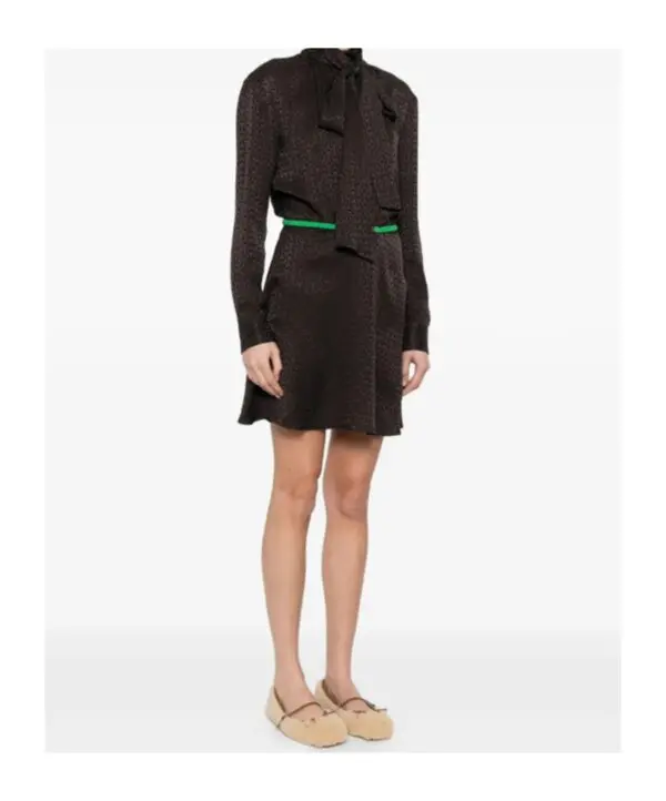 Gucci Horsebit Jacquard Dress