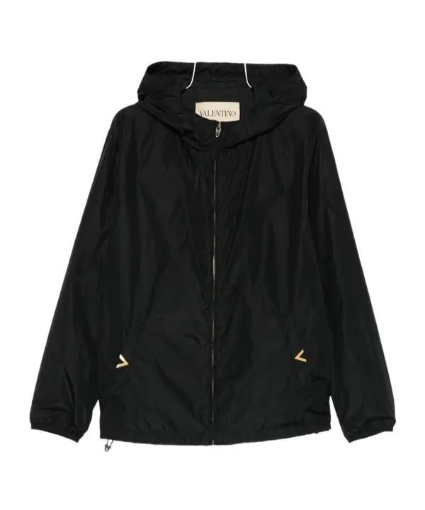 Valentino Garavani Hooded Zip-up Jacket