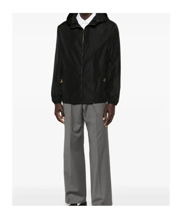 Valentino Garavani Hooded Zip-up Jacket