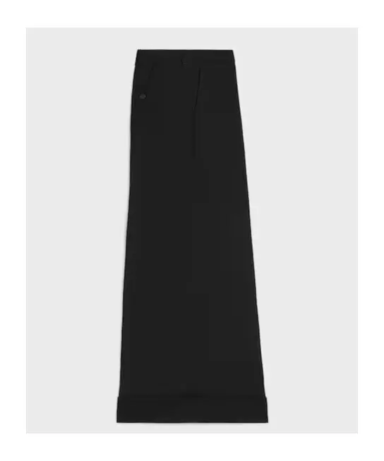 Celine Wool Gabardine Docks Trousers