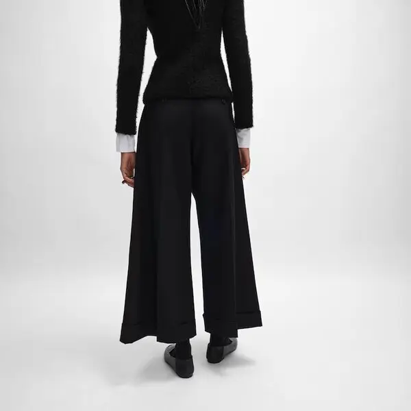 Celine Wool Gabardine Docks Trousers