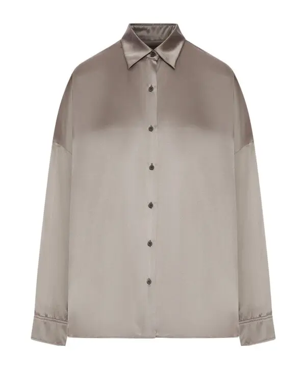 Dries Van Noten Casia Relaxed Satin Shirt - No