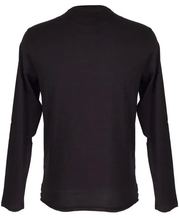 Emporio Armani Round Collar And Long-sleeved T-shirt