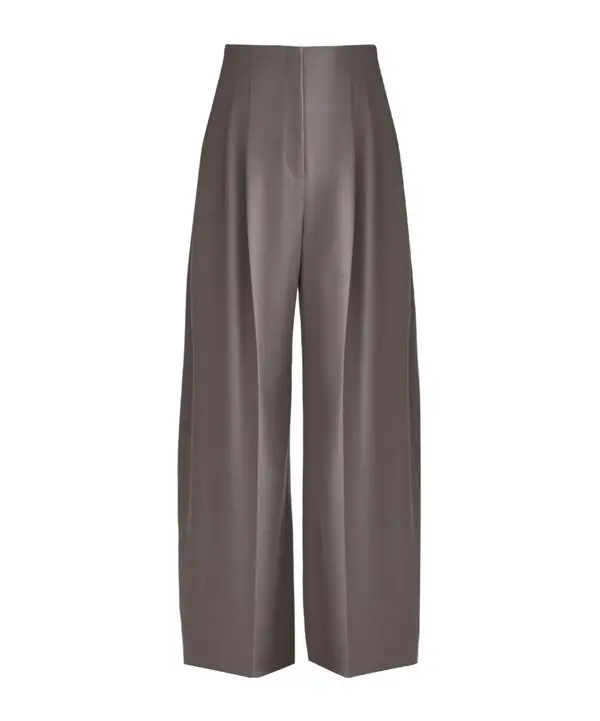 MUGLER Pleated Wide-leg Trousers
