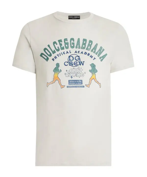 Dolce & Gabbana Dolce Gabbana Logo Detailed T-shirt - White
