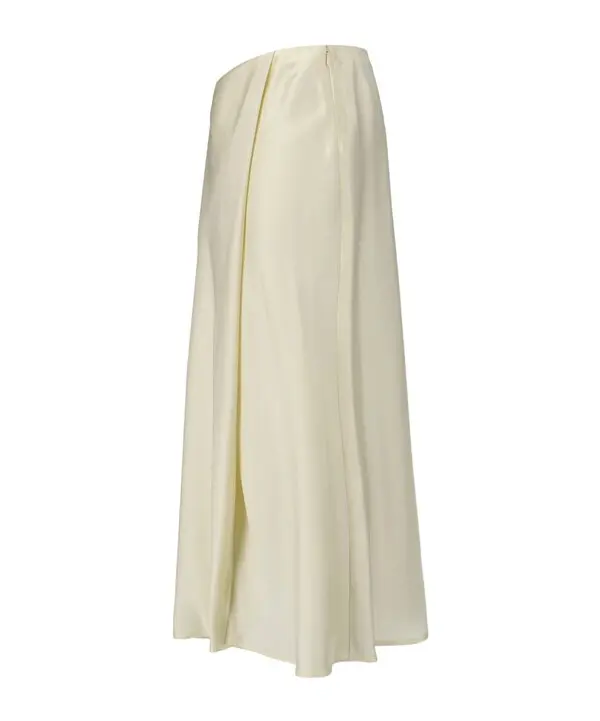 Khaite A-line Midi Skirt