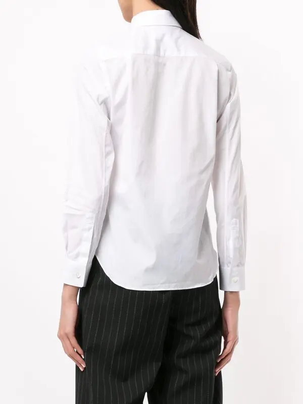 Play Comme Des Garcon Embroidered Logo Shirt