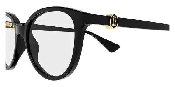 Cartier Square Frame Eyeglasses - Black